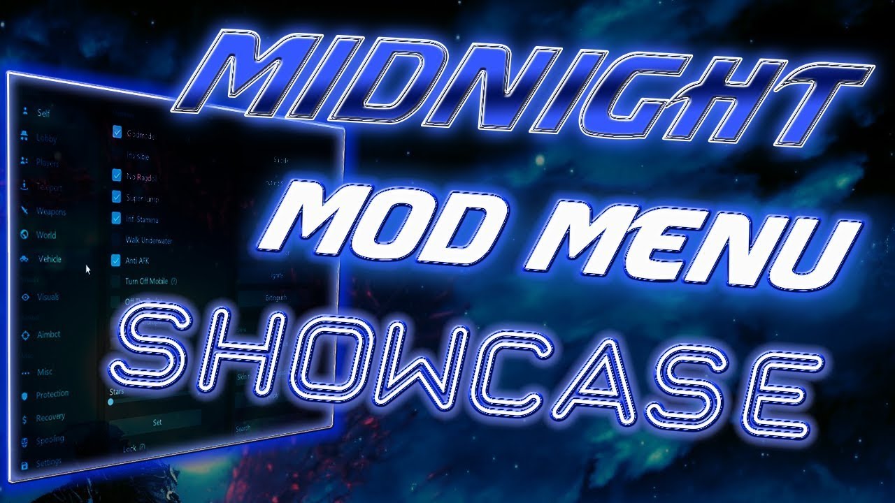 Midnight Mod Menu Showcase - YouTube