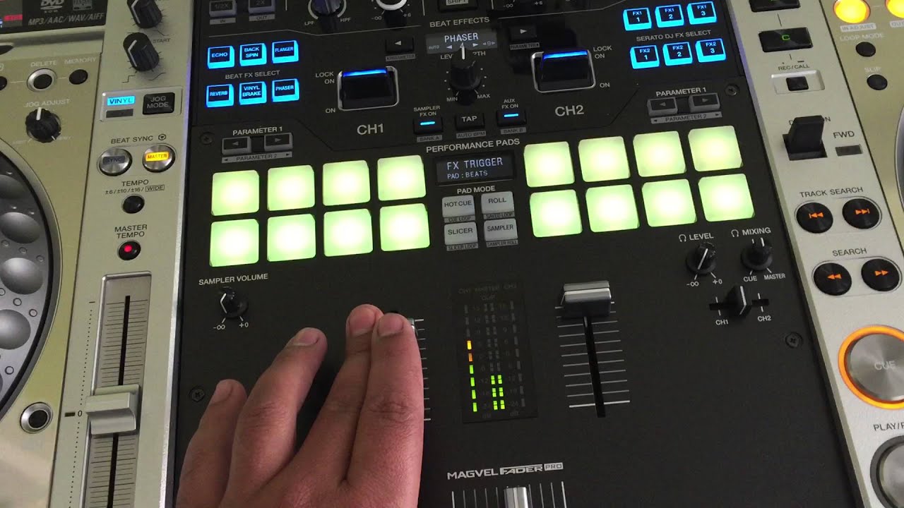 MIXER PIONEER DJM-S9/PIONEER CDJ2000NXS - YouTube