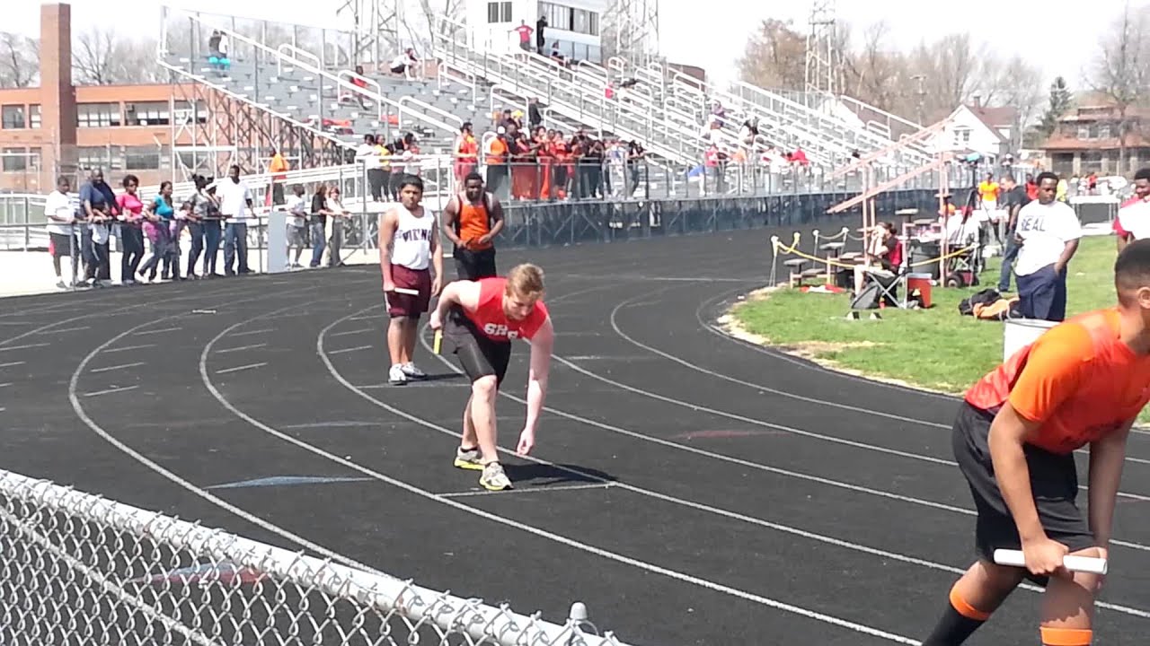 Big Man Race boys high school track meet Springfield - YouTube