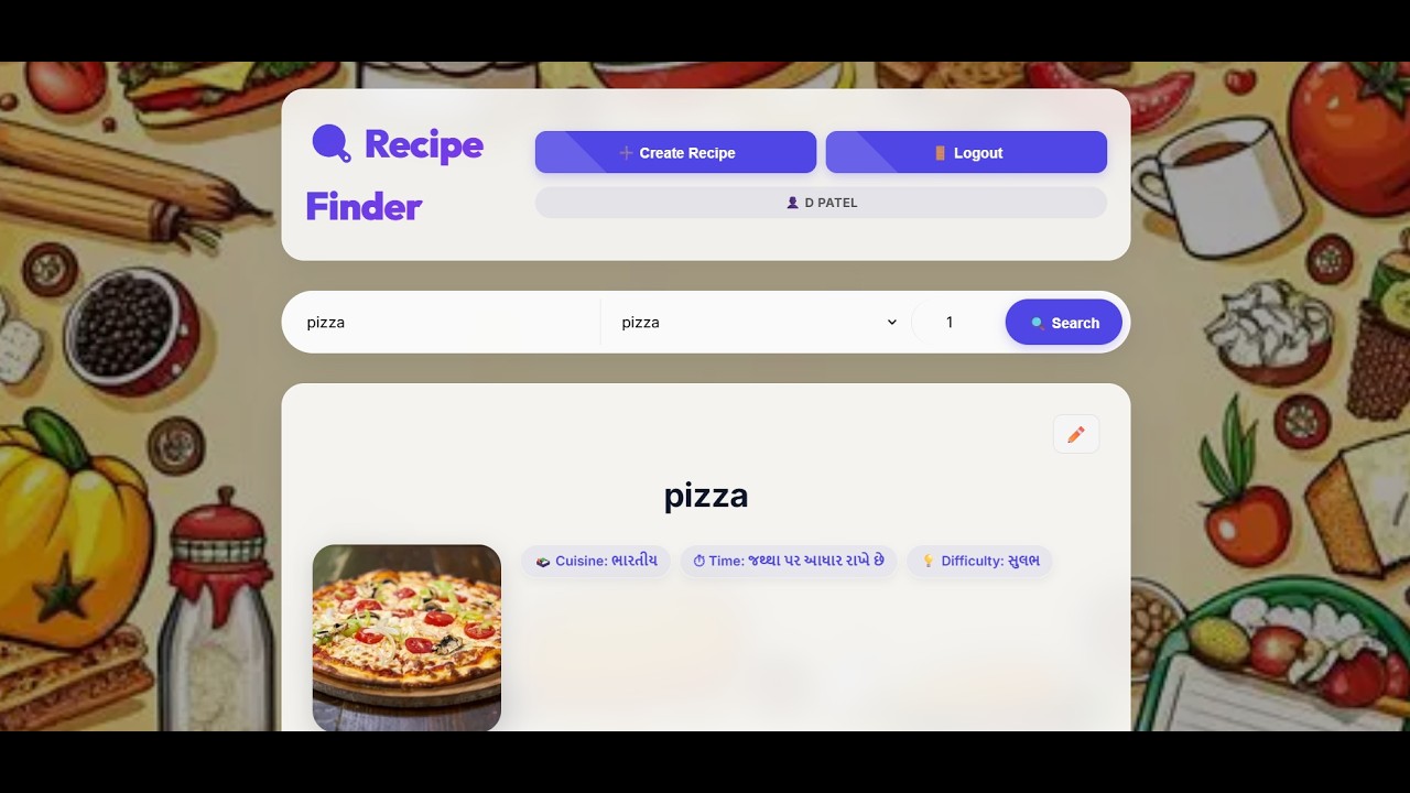 Final-Year Project | Full Stack Recipe App Using React, Node.js ...