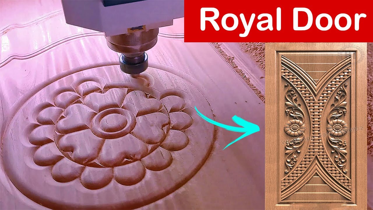 Excellent Wooden Door Design || Best royal door design by CNC router ...