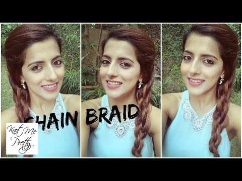 2 Minute Chain Braid Hairstyle | Cute and Easy Hairstyle - YouTube