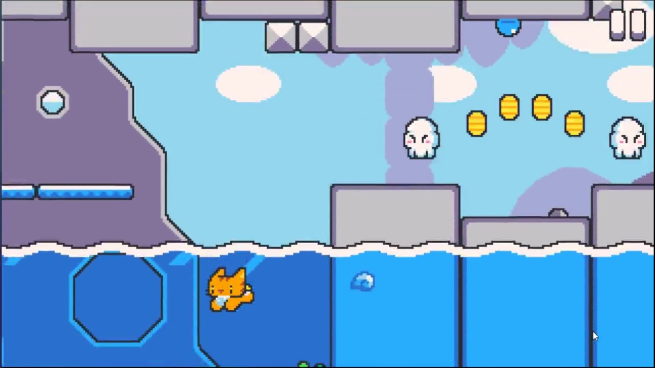 Super Cat Bros World 2-4 Walkthrough 🐱 Skillgaming Official 🐱 - YouTube