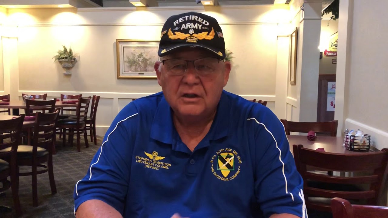 Vietnam Veteran Lt. Col. Stephen Gilbertson shares advice for possible ...