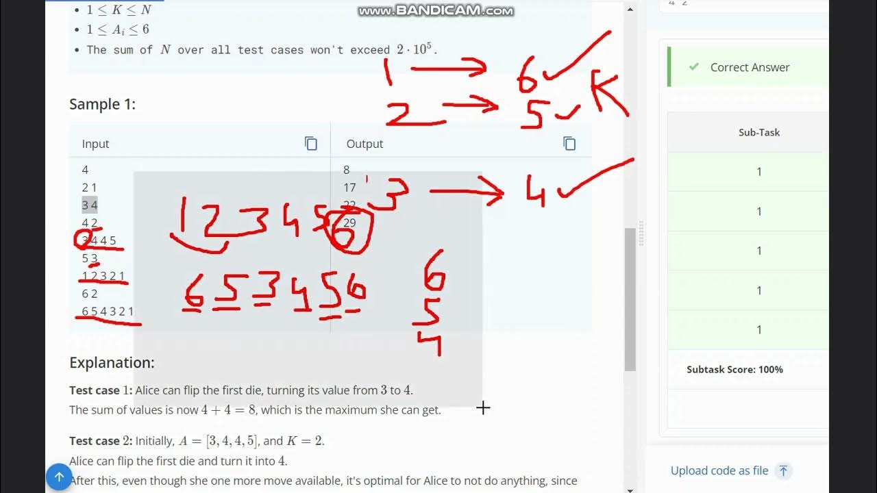 Dice Deception | DIDE | Codechef STARTERS 131 | Full Solution with code - YouTube