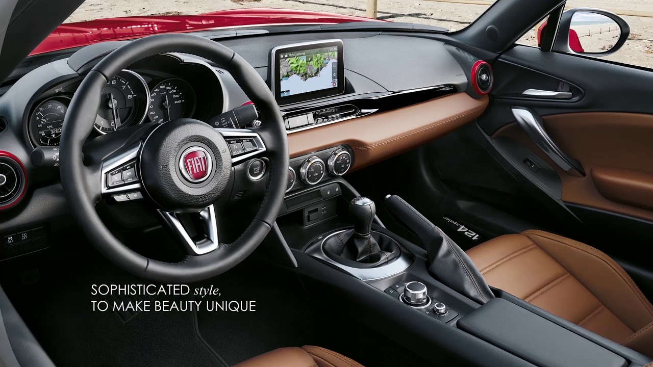 Authentic Accessories for Fiat 124 Spider - YouTube