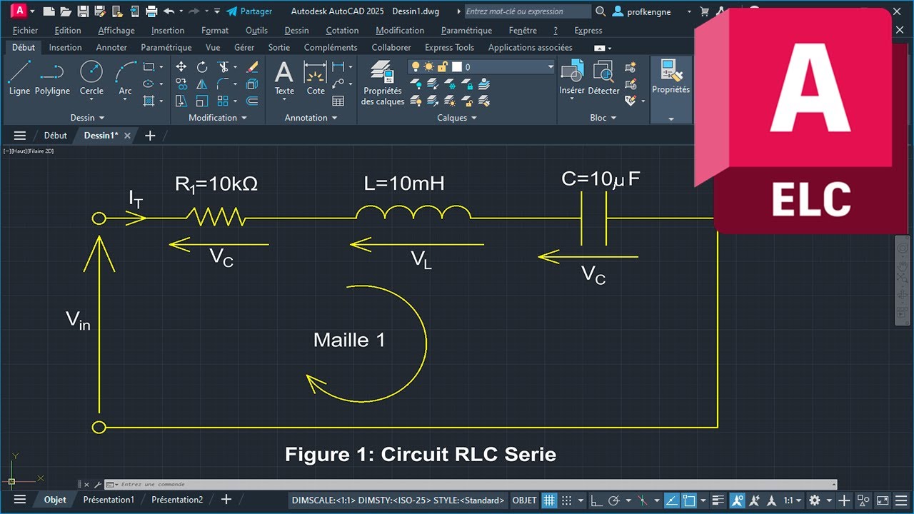 Comment Dessiner Les Circuits Electriques / Electroniques sur AutoCAD ...