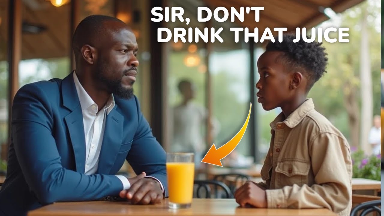 Sir, She Put Something in Your Juice!’ – What the Little Boy Said Next ...