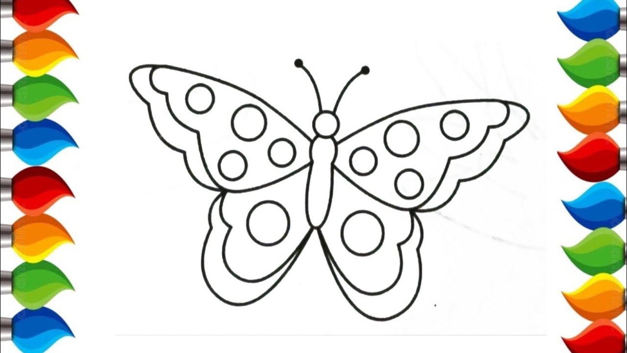 Easy Drawing With Pencil Color Painting and Coloring For Kids and ...