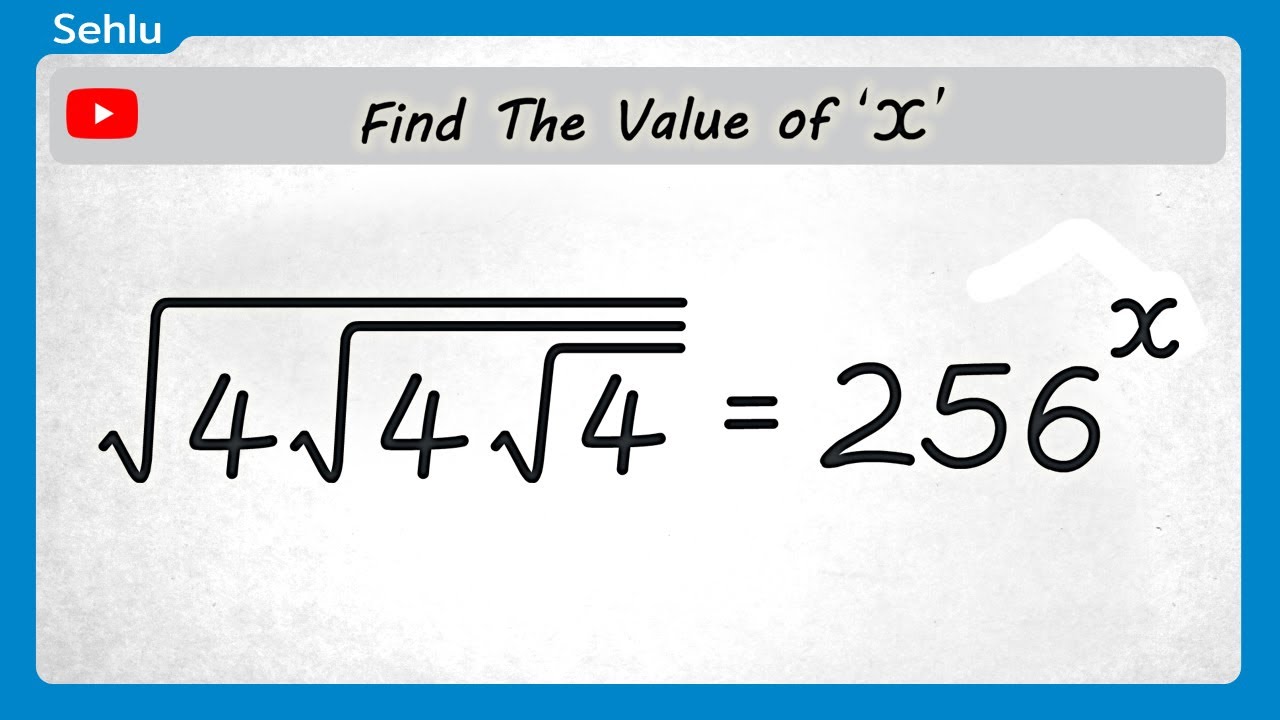 Let's Solve This 😎 Nice Math Problem #sehlu #math #algebra - YouTube