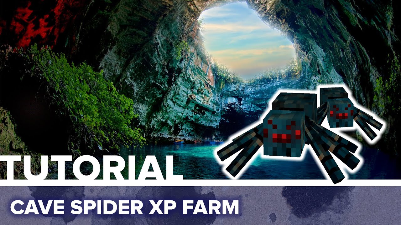 MINECRAFT // TUTORIAL // CAVE SPIDER XP FARM [1.9 Ready] - YouTube