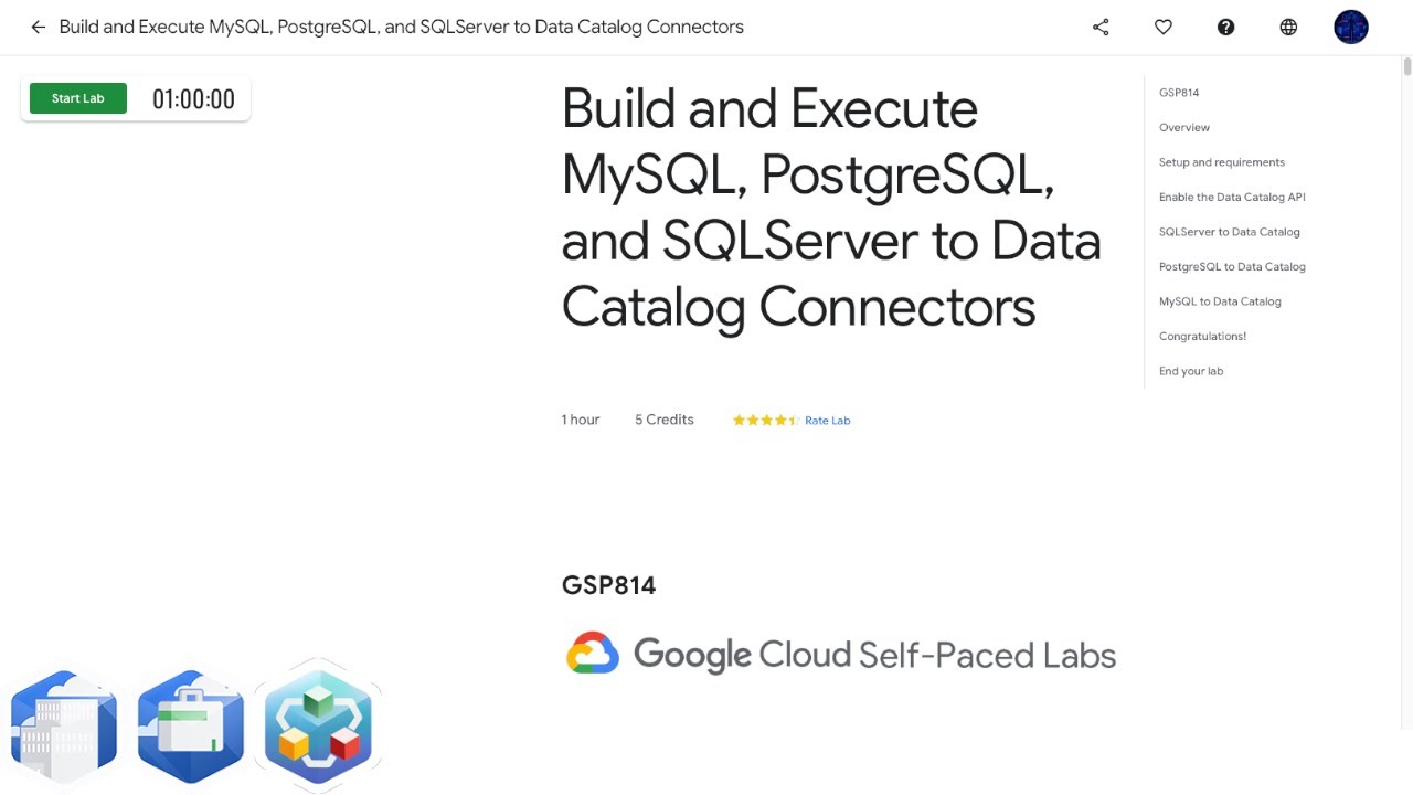 Qwiklabs | Build and Execute MySQL, PostgreSQL, and SQLServer to Data ...