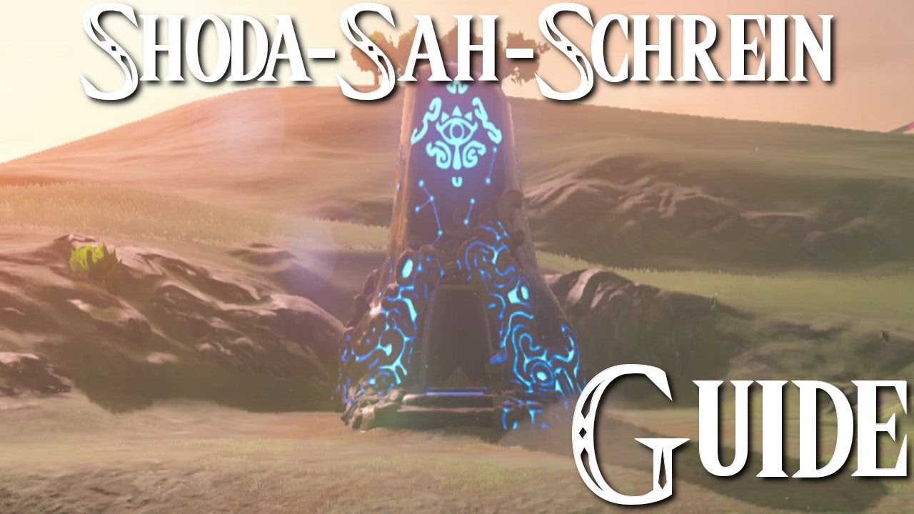 Shoda-Sah-Schrein Guide - ZELDA: BREATH OF THE WILD - YouTube
