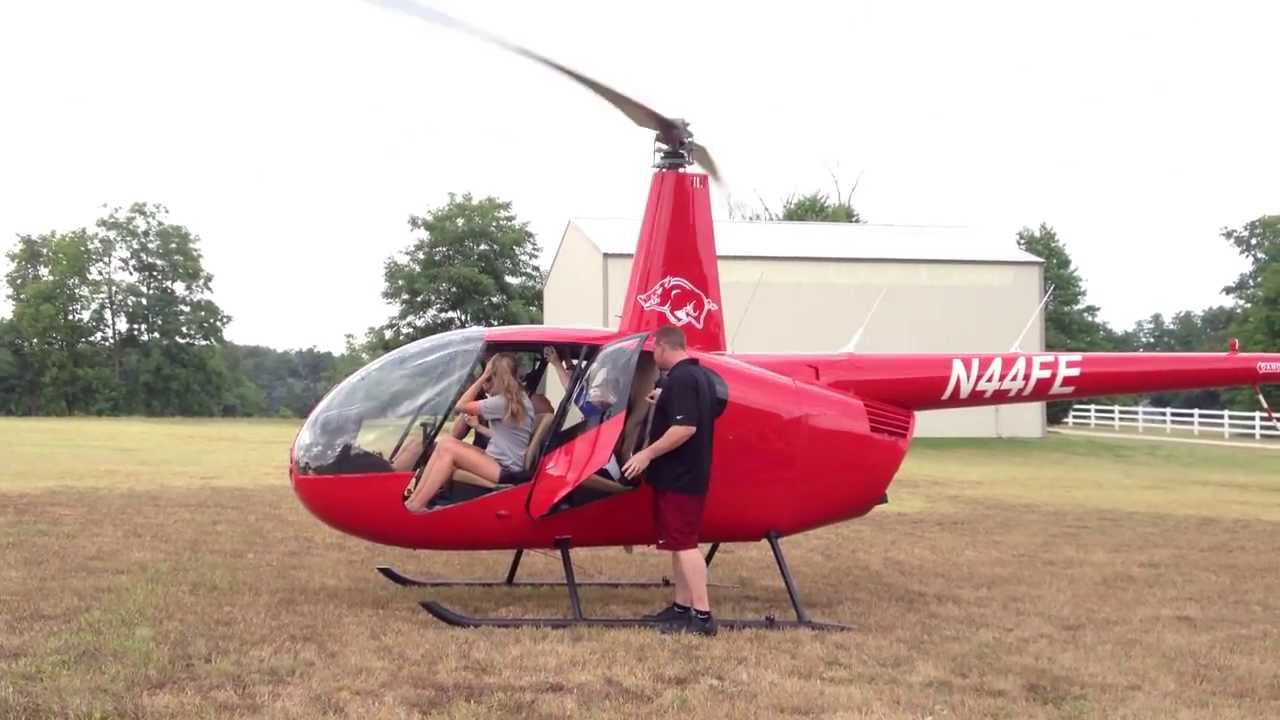 Helicopter Landing at our House - YouTube