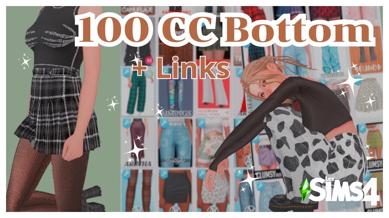 100+ Female Bottom CC | Sims 4 - YouTube