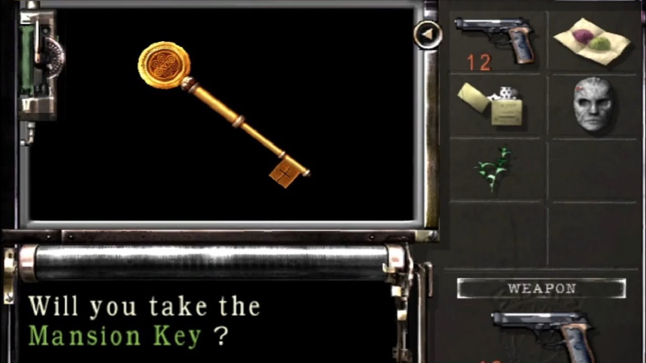 Using the GOLD EMBLEM & getting the Third MANSION KEY RESIDENT EVIL ...