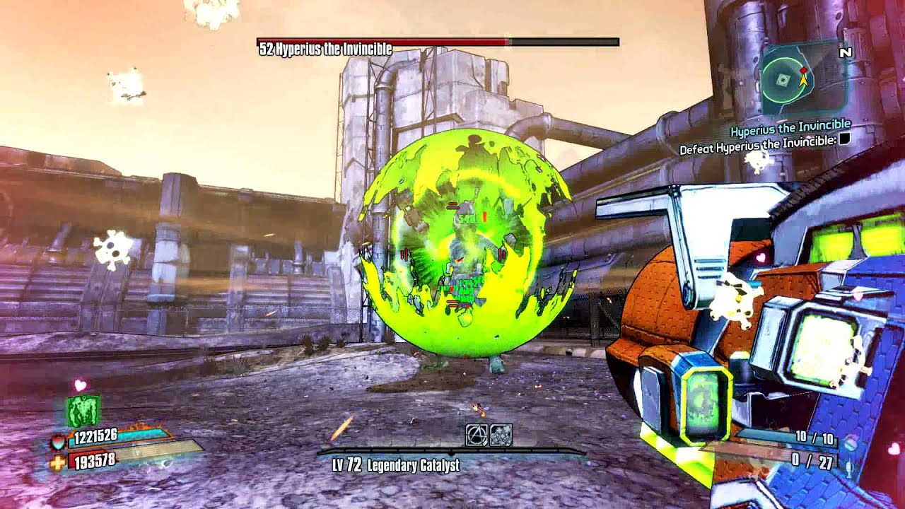 Borderlands 2 - Defeat Hyperius the Invincible (1080p) - YouTube