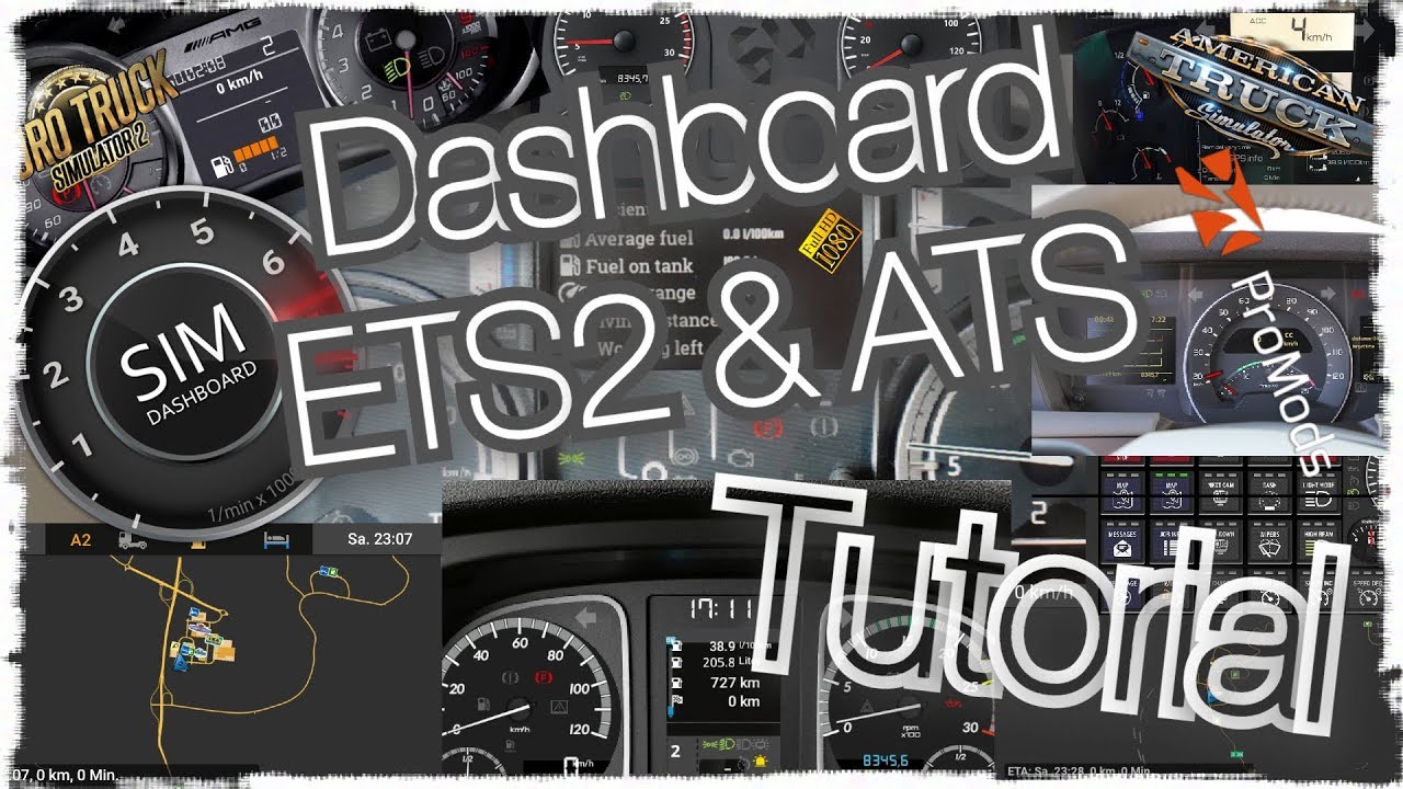 ⏭️ETS2 & ATS SIM DASHBOARD INSTALL | Tutorial | 2020 | Tablet | Device ...