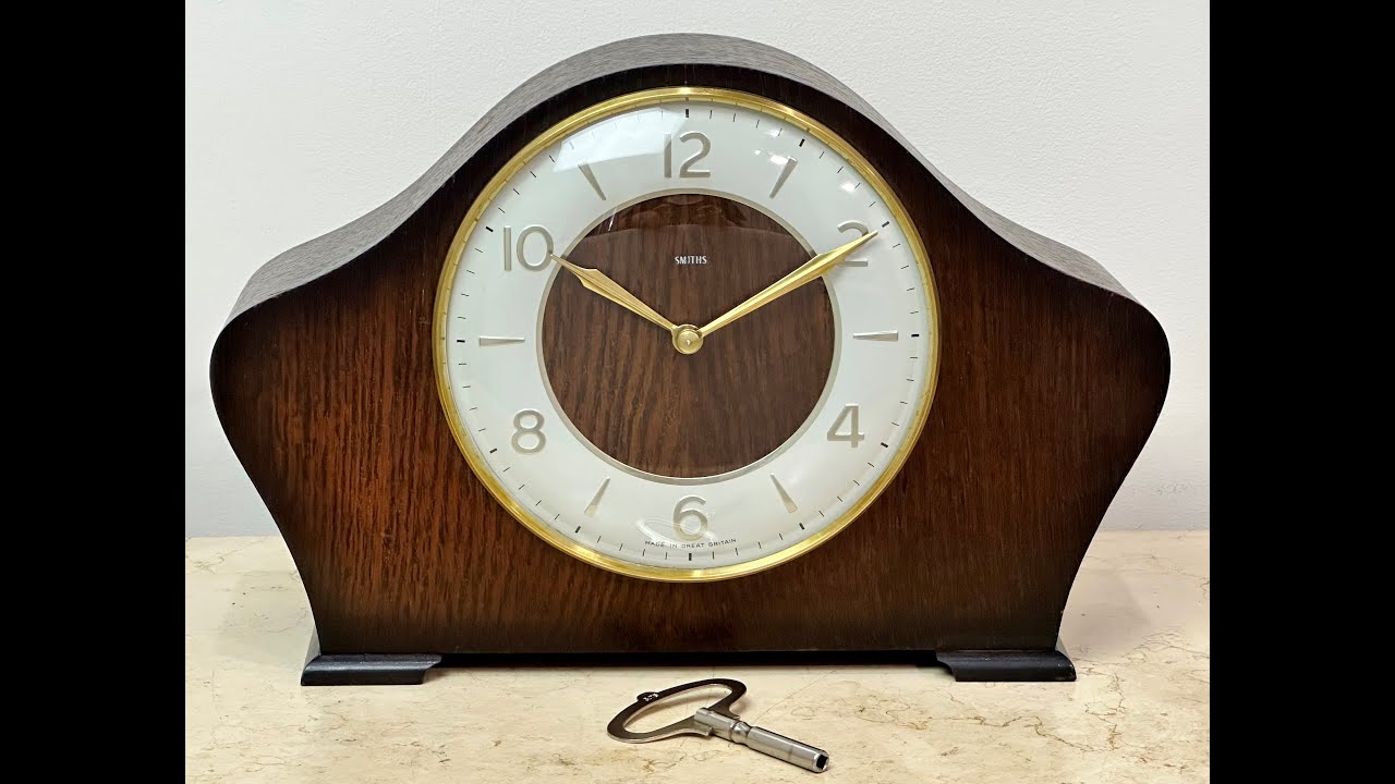Vintage Smiths Great Britain Hammer on Coil Chime Mantel Clock | Item ...