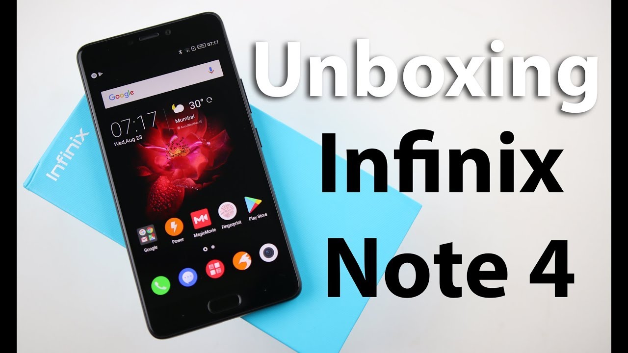 Infinix Note 4 Unboxing - 13MP Camera - 5.7" Full HD Display - YouTube