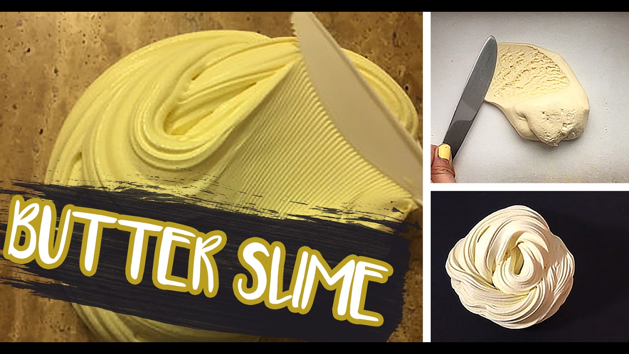 MOST SATISFYING BUTTER SLIME COMPILATION - YouTube