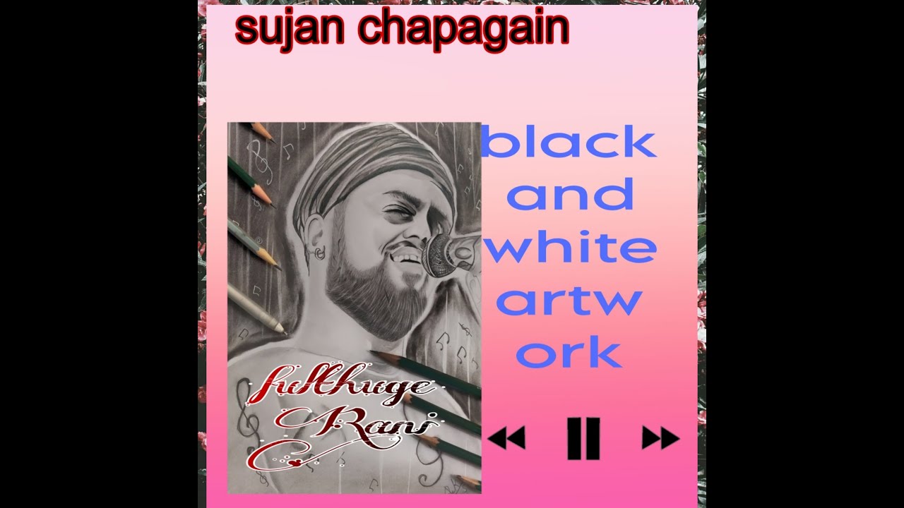 sujan chapagain art work 2023 fulthunga rani nepli song - YouTube