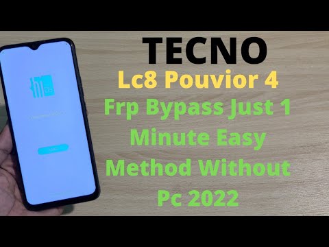 Tecno Lc8 Frp Bypass After Hard Reset Forget Gmail | Tecno Pouvior 4 ...