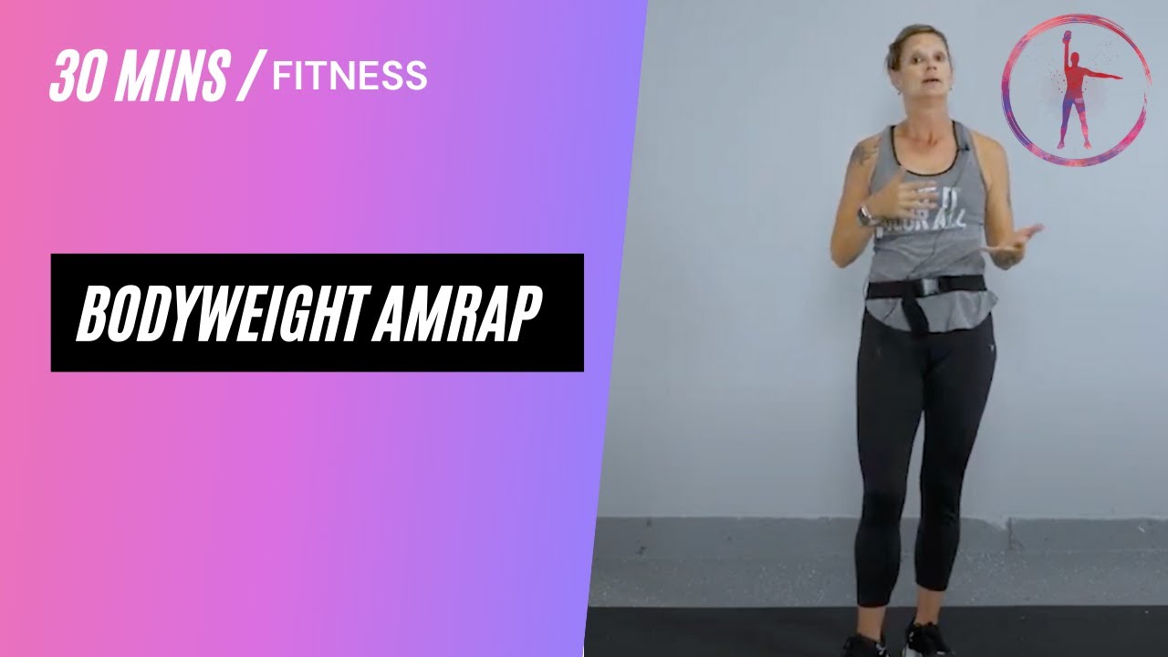 Workout: 15 min Bodyweight AMRAP - YouTube