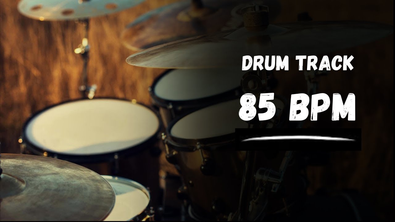 Drum Track Loop | 85 BPM - Drums Only Instrumental Backing Track - YouTube