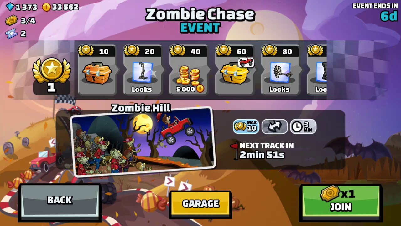Hill Climb Racing 2 - New Event Zombie Chase - YouTube
