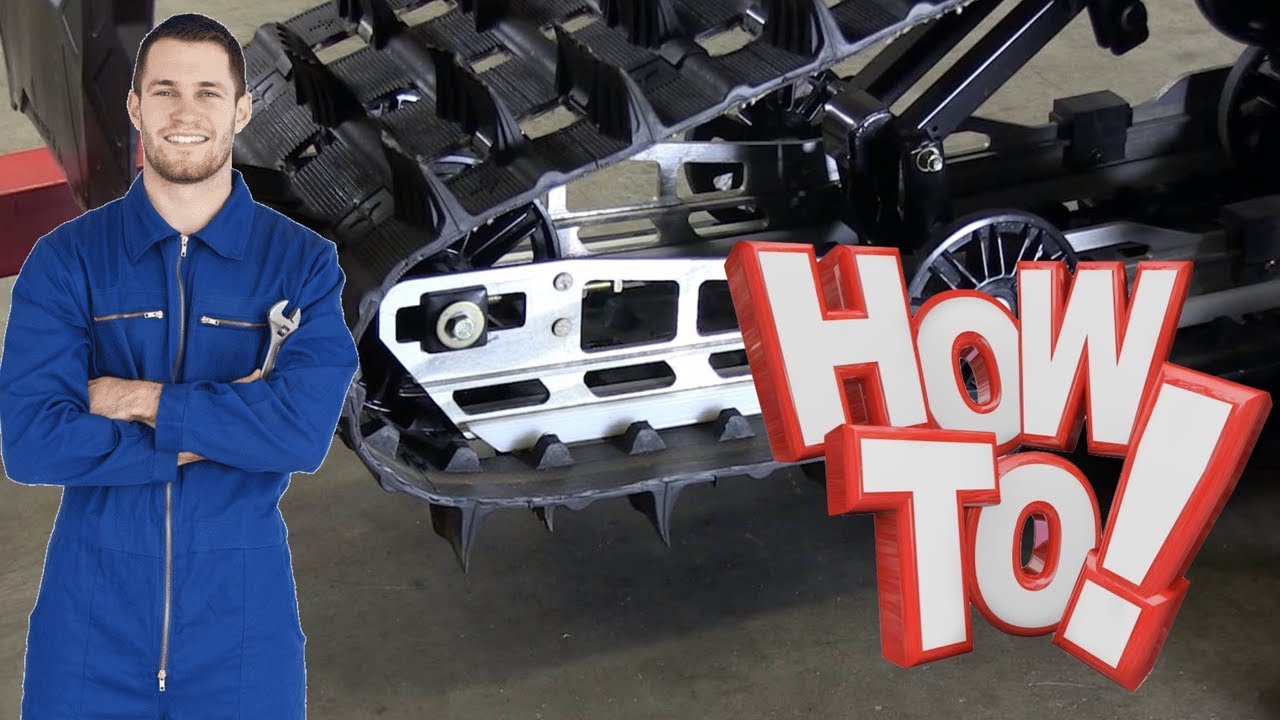 How to Adjust Snowmobile Track Alignment - YouTube