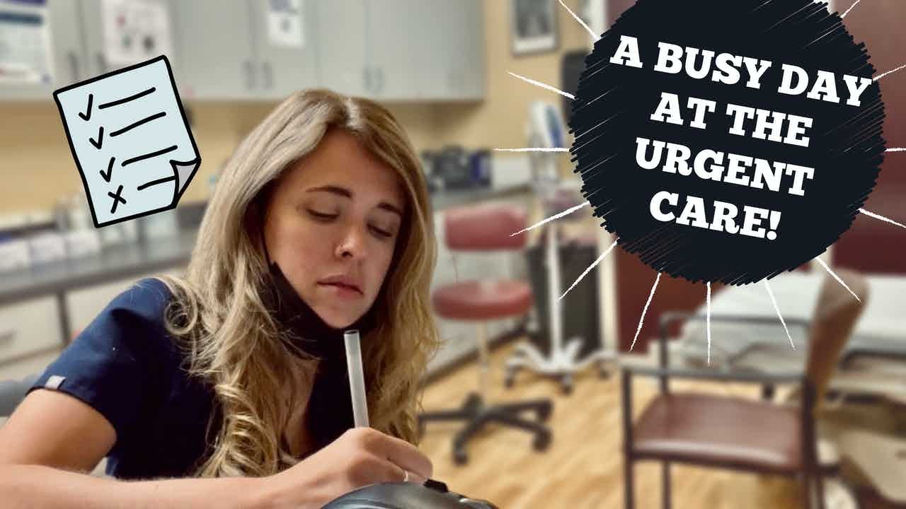 A VERY BUSY DAY AT THE URGENT CARE - YouTube