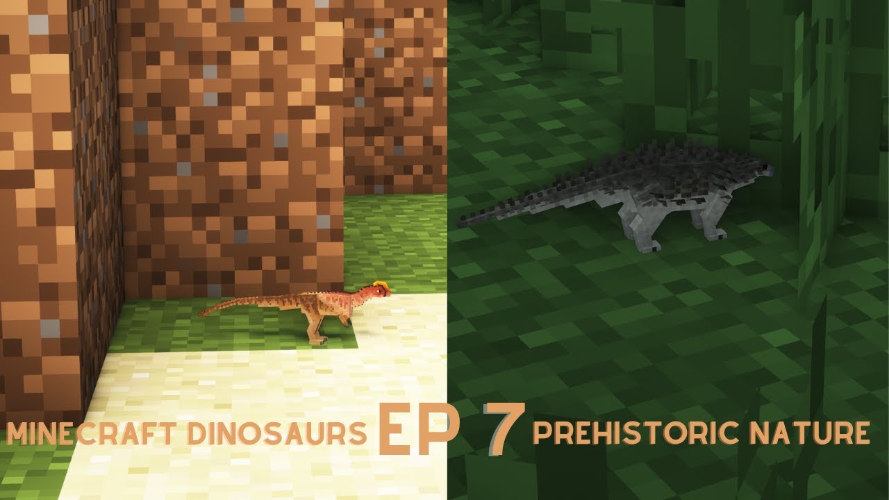 Minecraft Dinosaurs | Prehistoric Nature (#7) Two brand new creature ...