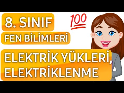Elektrik Yükleri ve Elektriklenme 8. Sınıf Fen Bilimleri Konu Özeti