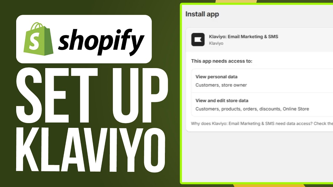 How To Set Up Klavio On Shopify In 2025: Beginner's Tutorial - YouTube