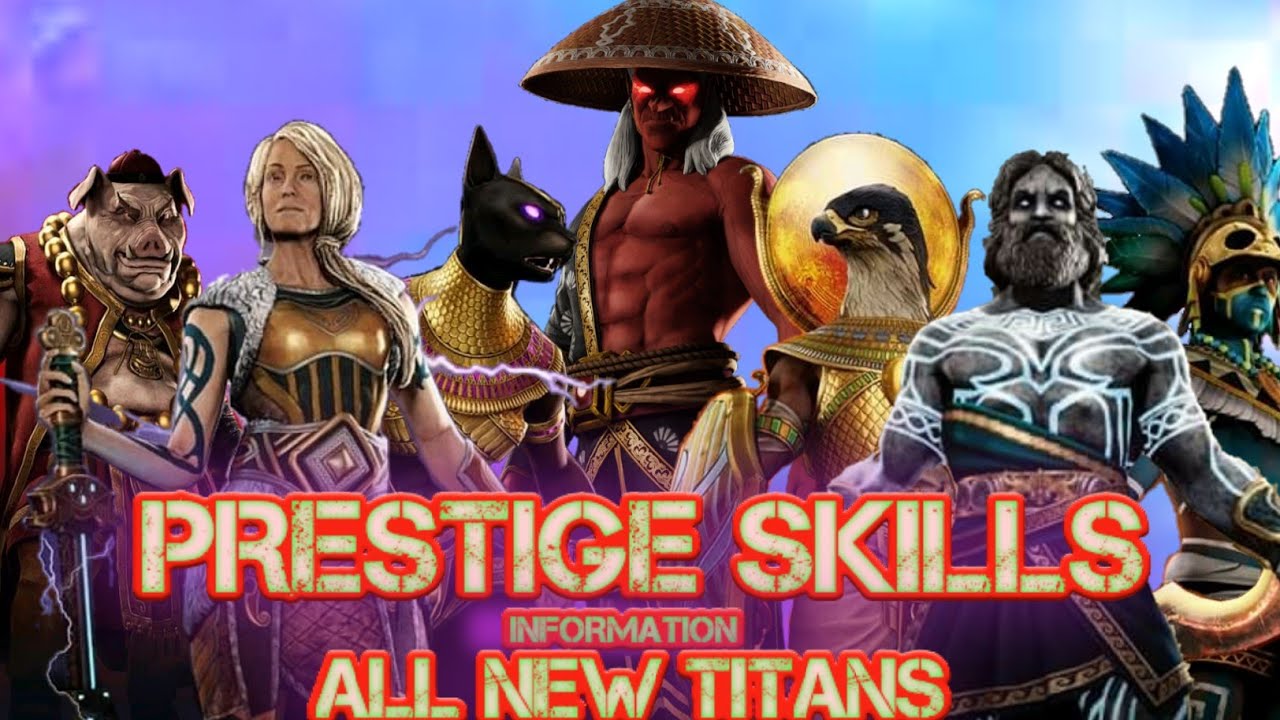 PRESTIGE SKILL OF SOME POWERFUL TITANS / DAWN OF TITANS - YouTube