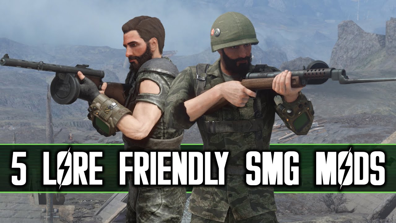 5 Classic SMG Mods - Fallout 4 - YouTube
