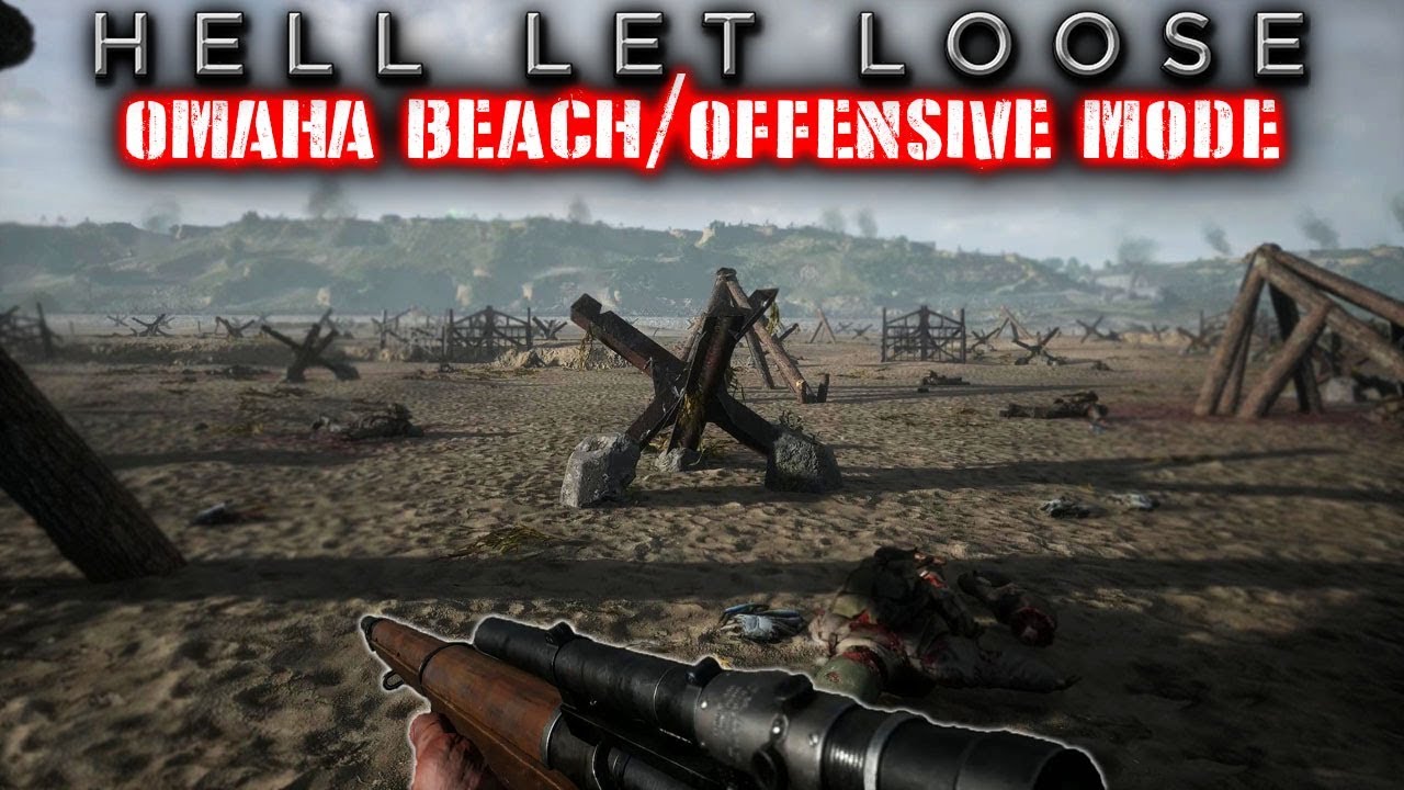 [ Hell Let Loose ] Omaha Beach! Offensive mode! All new releases for HLL TODAY! - YouTube