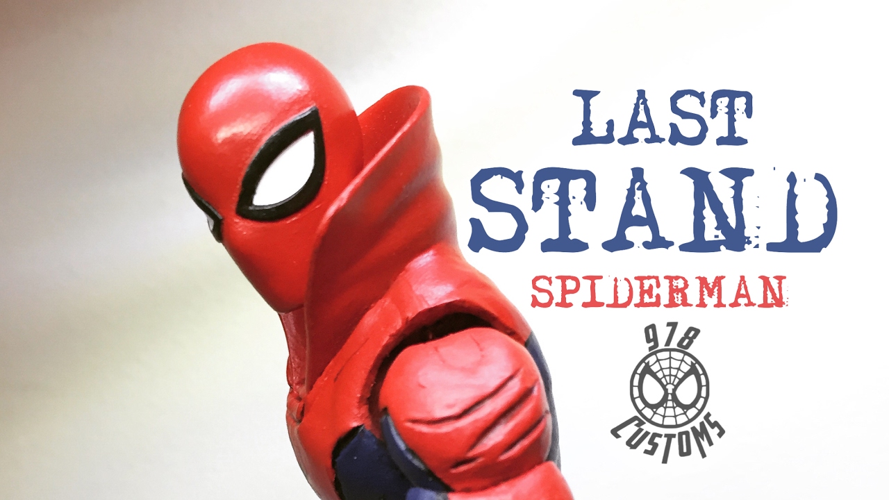 Last Stand Spiderman Marvel legends custom Spiderman 6" action figure ...