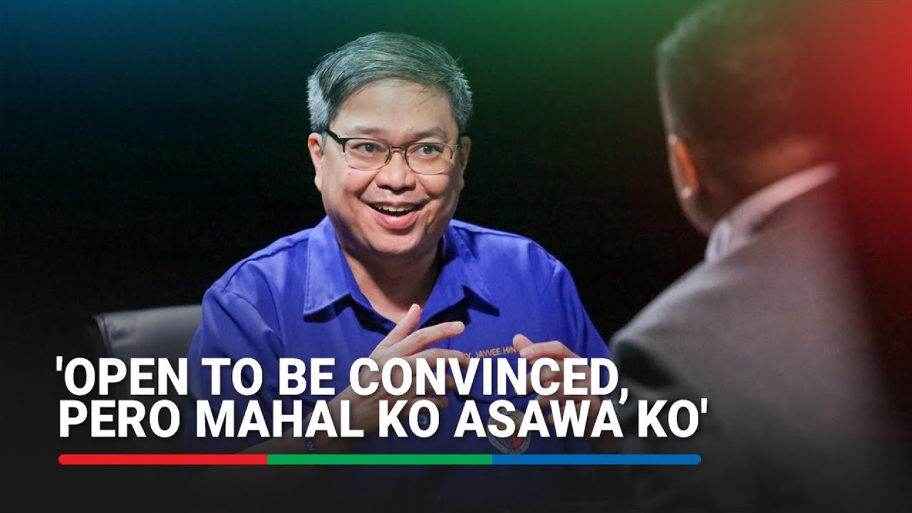 Jayvee Hinlo on legalizing divorce in PH: 'Mahal ko asawa ko' | Harapan 2025 - YouTube