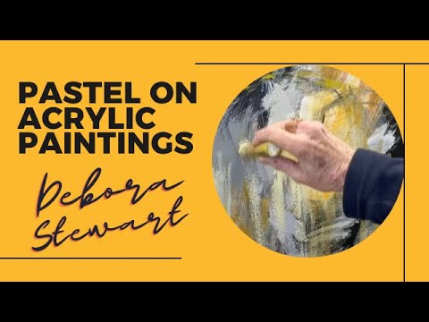 Pastel On Acrylic Painting? - YouTube