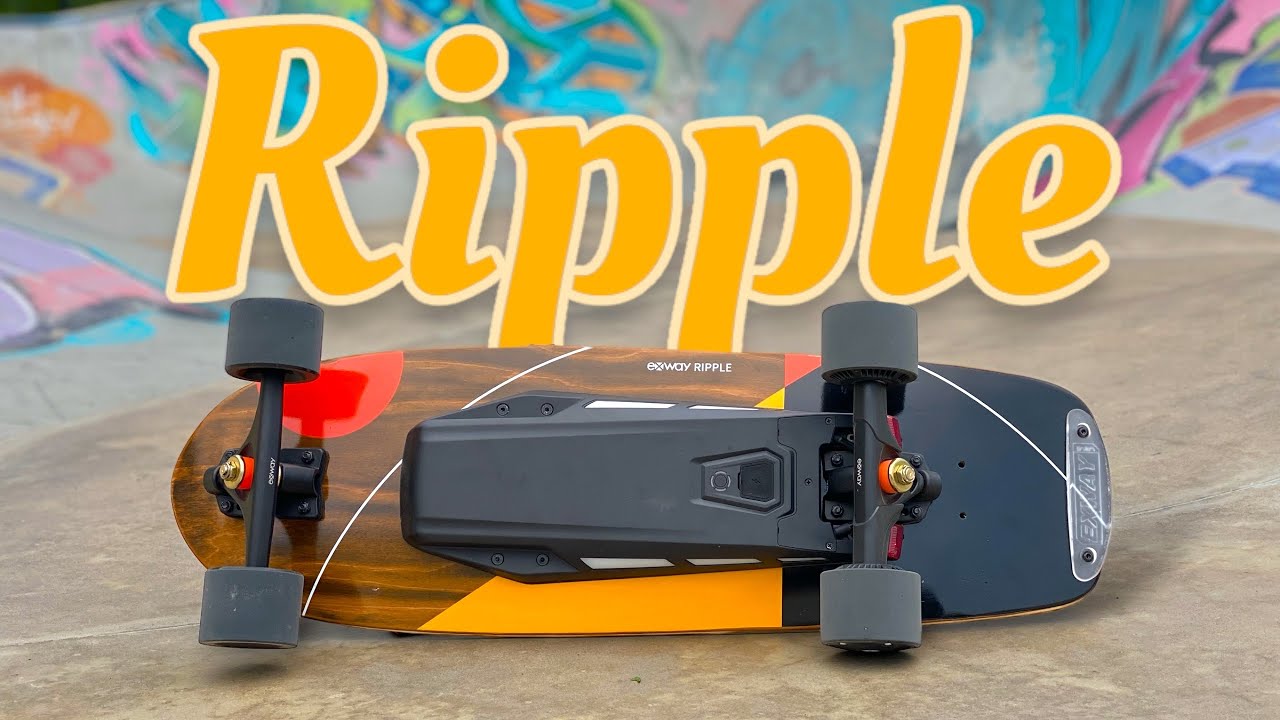 Exway Ripple: A Fresh Design and Look Inspired by Surf Skate - YouTube