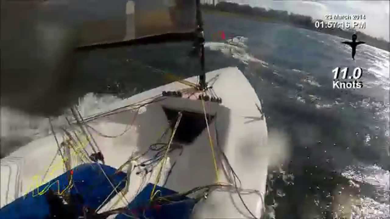 Phantom dinghy sailing Sunday 23 March 14 - YouTube