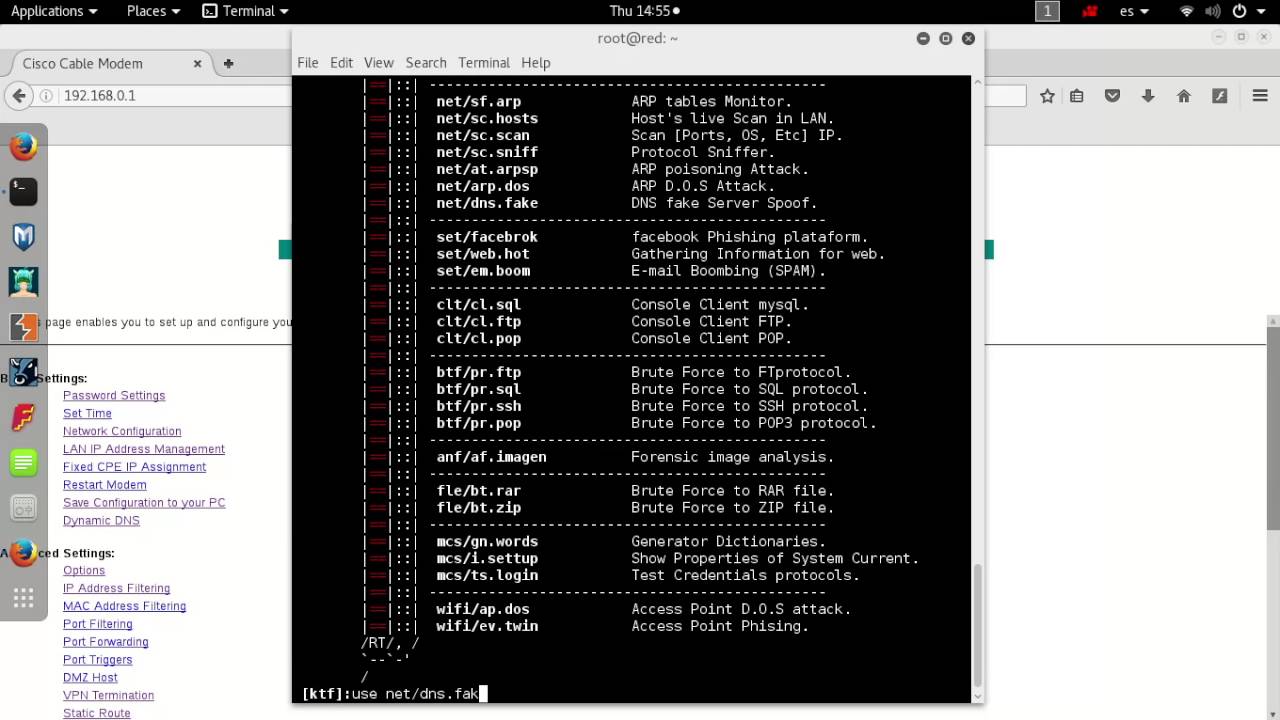 DNS fake Server | Spoof DNS with Katana Framework - YouTube