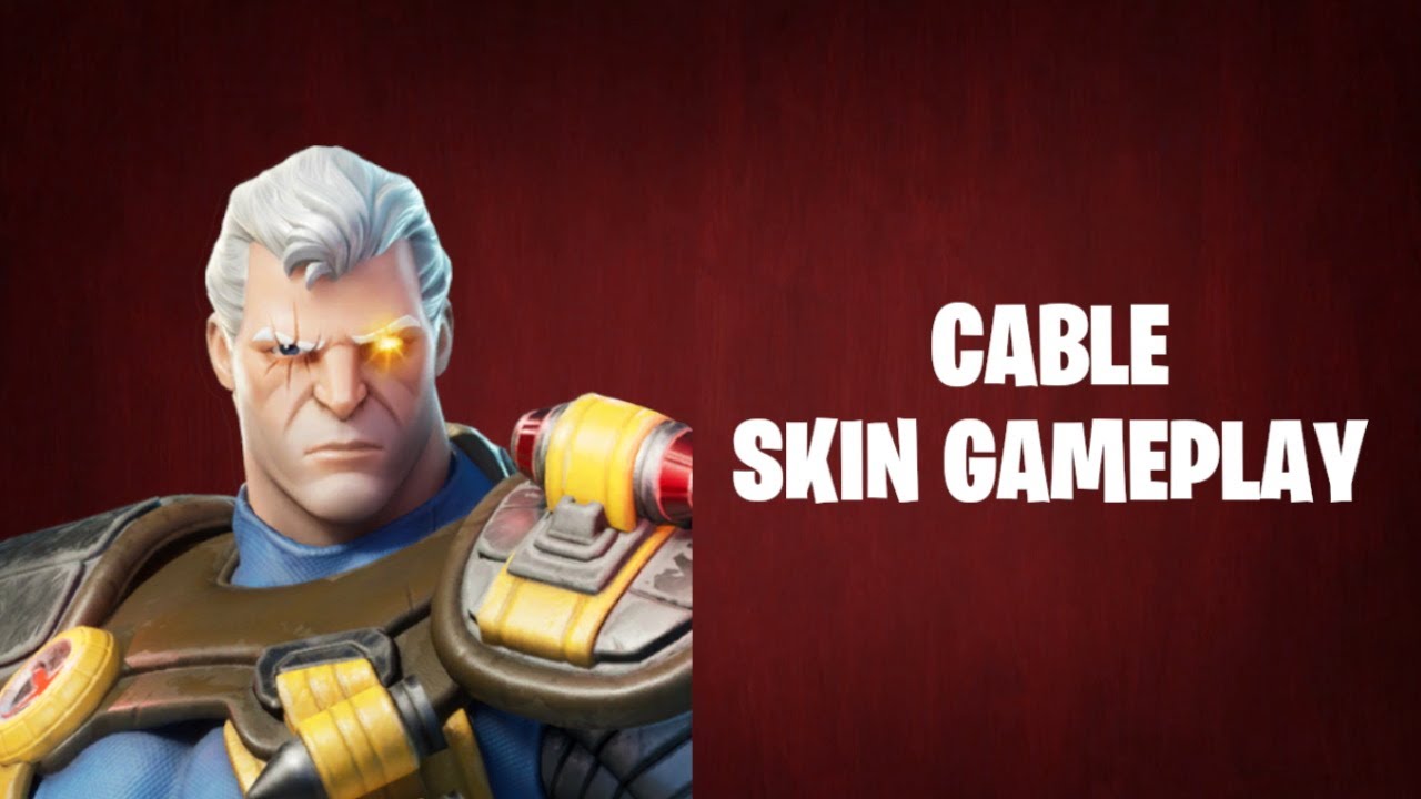 *NEW* CABLE SKIN GAMEPLAY (FORTNITE CHAPTER 2 SEASON 3) X-FORCE SKIN ...