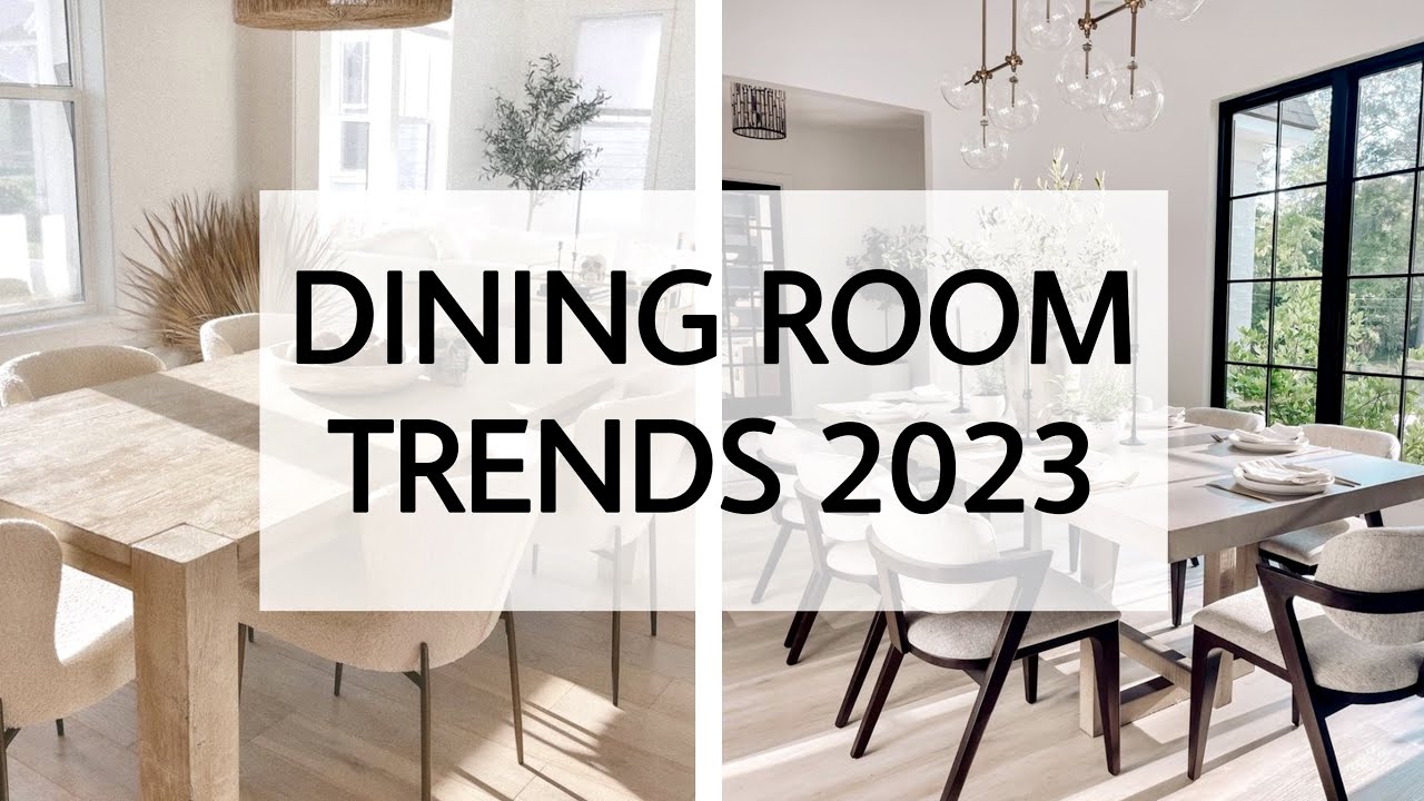 Dining room Trends 2023 | Home Interior Design - YouTube