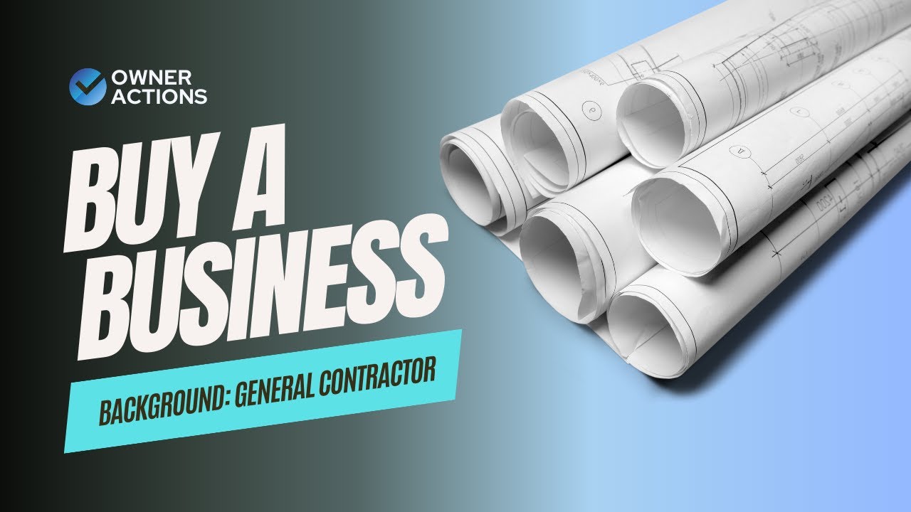 Businesses a general contractor could buy | Buy a business - YouTube