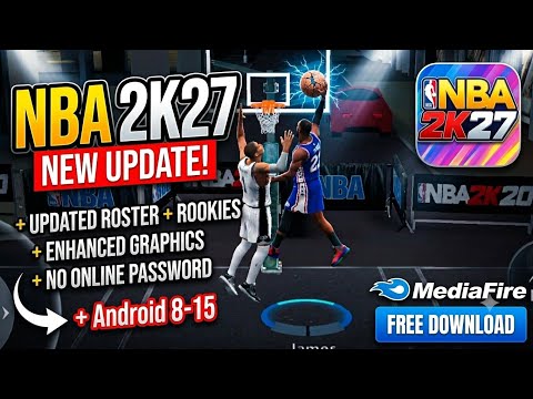 New NBA 2K20 - 2K27 Updated Roster Android | Curry x Lebron x Wembanyama x Shai Rare Dunk Highlights