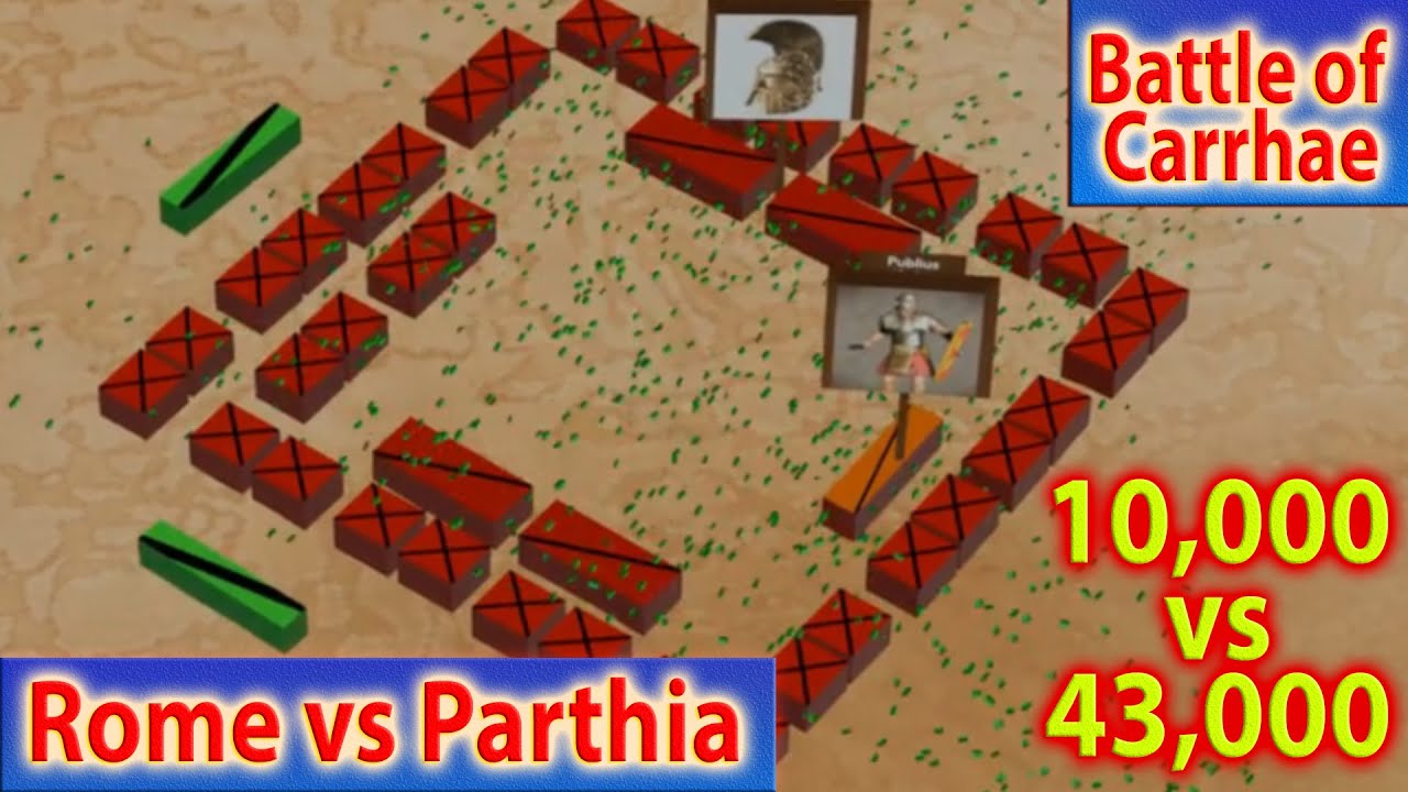 Battle of Carrhae, Rome vs Parthia - YouTube