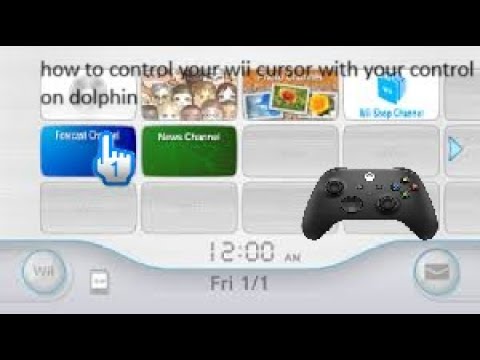 how to control your wii cursor with your control on dolphin - YouTube